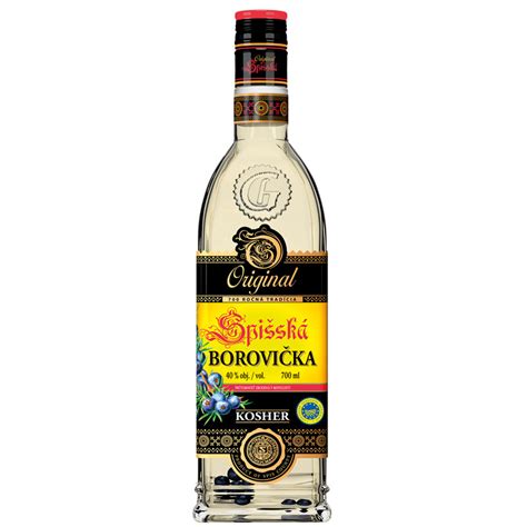 Original Spišská Borovička 40 07l Kosher