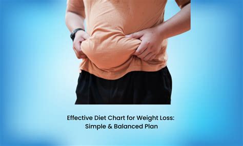 Effective Diet Chart For Weight Loss Simple And Balanced Plan