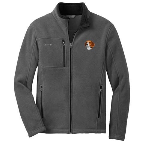 Beagle Embroidered Mens Fleece Jacket Akc Shop