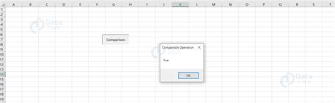 Vba Comparison Operators Dataflair Vba Comparison Operators Dataflair
