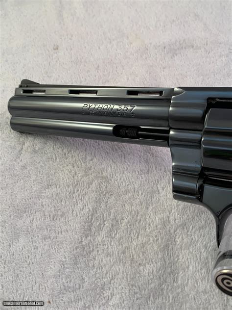 Collectors 1983 Colt Python 357 Magnum Blued With 6 Barrel And 99 Condition