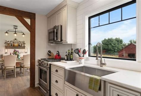 Modern Farmhouse Kitchen With Windows Why I Love My Farmhouse Kitchen