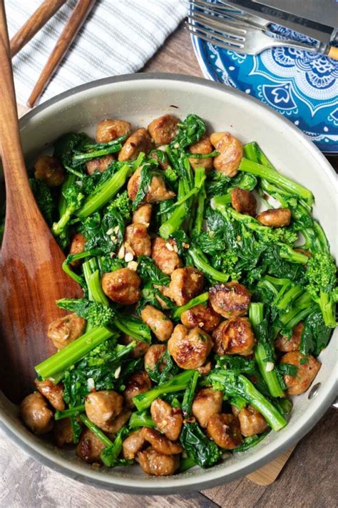 Sausage And Rapini Recipe Easy Italian Classic Ladypeartree