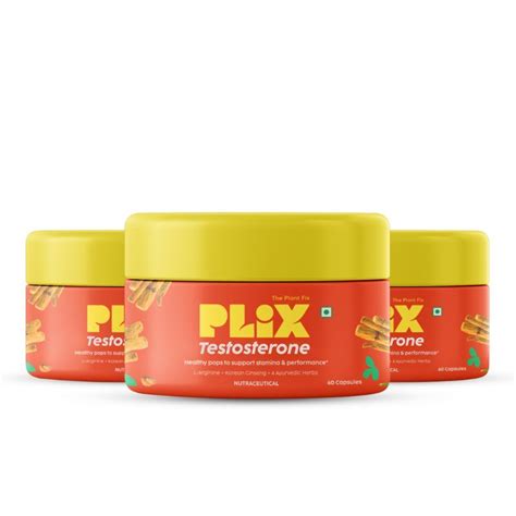 Buy Plix Herbal Testosterone Booster For Men With Korean Ginseng L