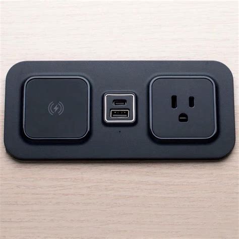 Flush Mount Power Units With Outlets Usb Ports Qi Wireless Charger