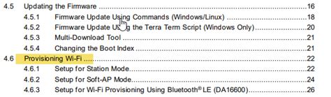 Da16200 What Example Does The App Provision Run Wi Fi Renesas Wireless Connectivity