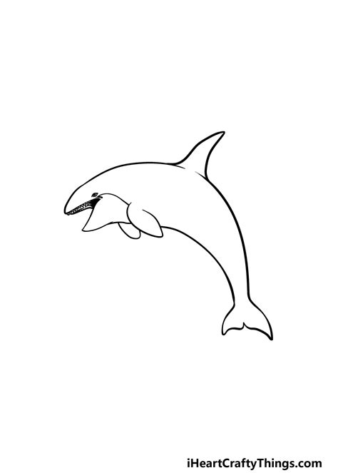 Original Valentin Orcas” Killer Whale Drawing Whale Art Orca