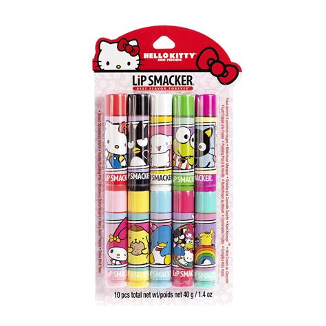 Lip Smacker Sanrio Hello Kitty And Friends Pack 10