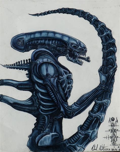 Giger Xenomorph 1 By Danieldenta169 On Deviantart