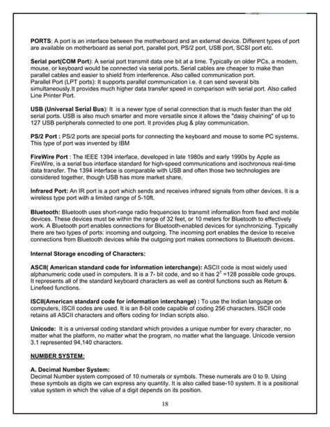 Computer Science Class 11th Kseeb Notes Pdf