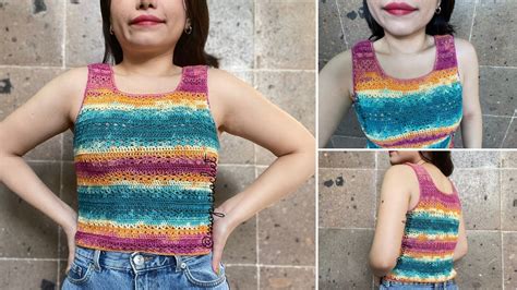 Blusa Sin Mangas A Crochet Fácil Diestra Youtube