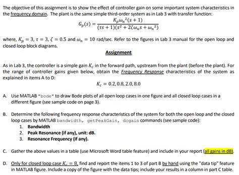 Solved The Objective Of This Assignment Is To Show The Chegg