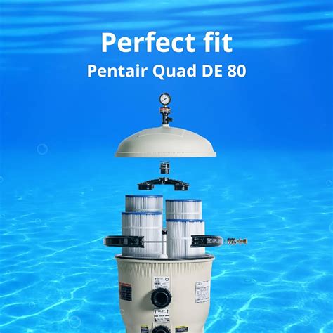 Aftermarket Pool Filter Elements 4 Pack De Filter Cartridges Replacement For Pentair Quad De