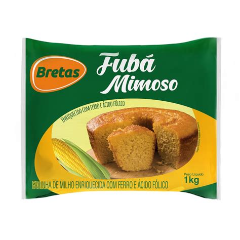 Fubá Mimoso Bretas 1kg Bretas Supermercado