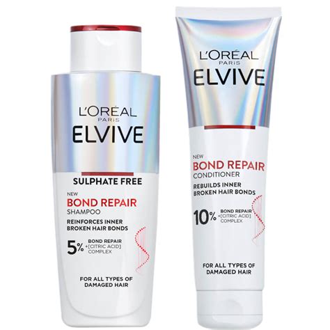 Loréal Paris Elvive Bond Repair Shampoo And Conditioner Bundle For