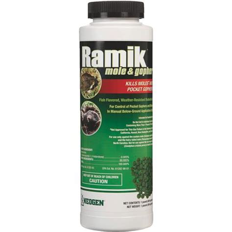 Neogen Corporation Ramik Mole And Gopher Killer 116309 1lb Mole And Gopher Killer Db705531