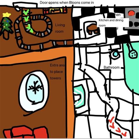 New Map Idea Bloonsmas It Will Be A Beginner Map And It Will Have Four Separate Areas That