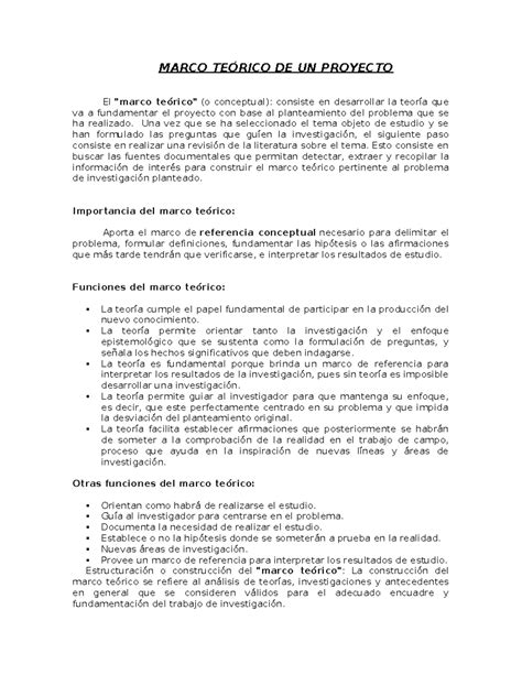 Como Realizar Un Marco Teórico Ejemplos Qpzo