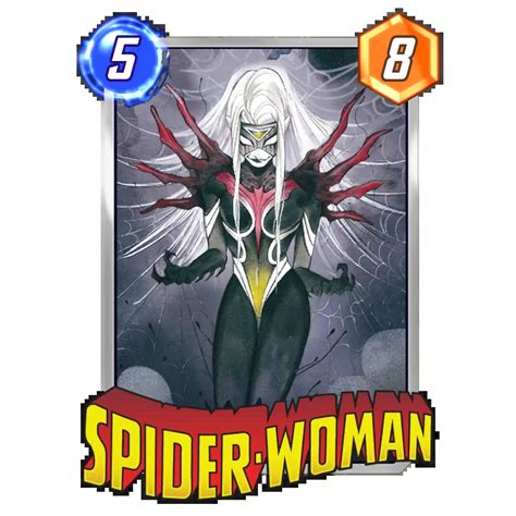 Spider Woman Knullified Marvel Snap Card Variant Marvel Snap Zone