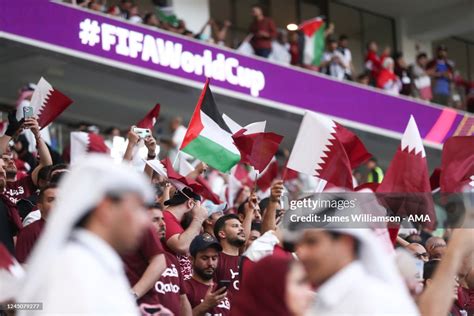 Fans Of Qatar During The Fifa World Cup Qatar 2022 Group A Match