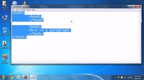 Quick Html Tutorial Html Tab Youtube