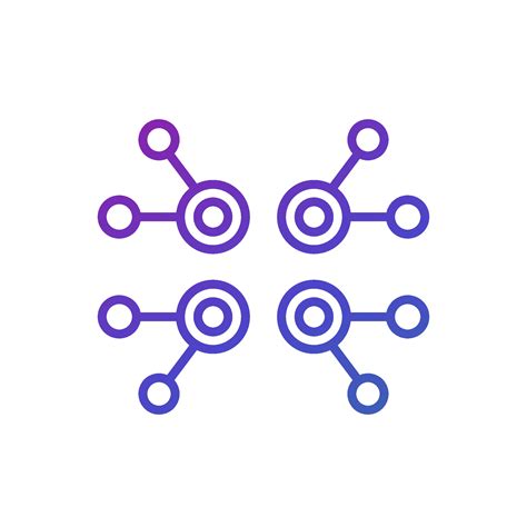 Nodes Data Structure Line Icon 34619763 Vector Art At Vecteezy
