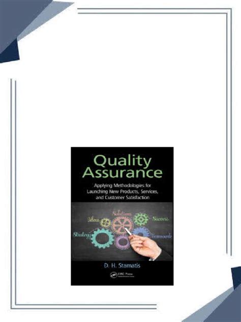 Quality Assurance Applying Methodologies For Launching New Products Services And Customer