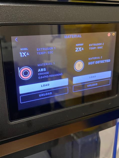 Makerbot Method X Recognizes Material But Wont Print Or Unload R