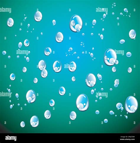 Water Bubbles With Reflection Effect Stock Vector Image And Art Alamy