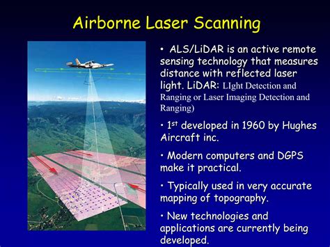 Airborne Laser Scanning Remote Sensing With Lidarppt