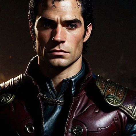Henry Cavill In Leather Free Ai Art Generator