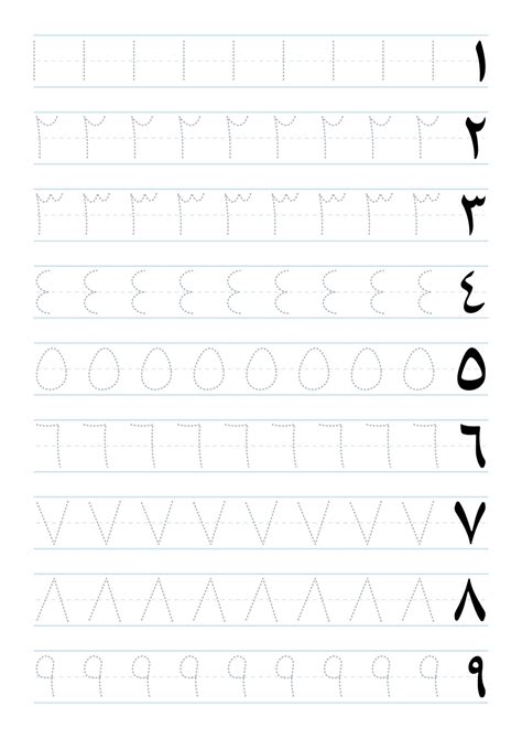 Arabic Numbers 1 To 10 Wikipedia