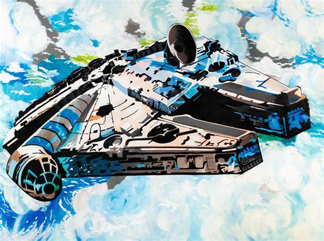 Millennium Falcon Art Print Etsy