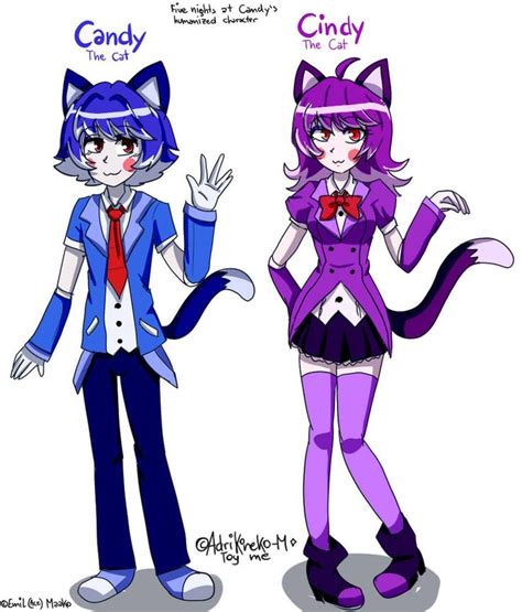 Cindy And Candy Design Human Fnac By Adrikoneko Mizuirodeviantart