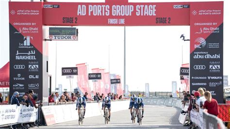 El Colombiano Diego Camargo Perdió La Contrarreloj Por Equipos Por Un Segundo En El Uae Tour