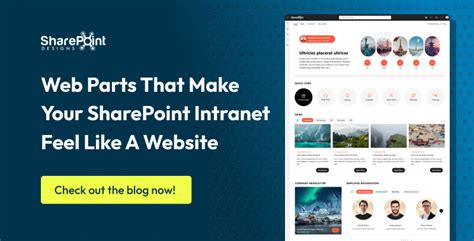Top 10 Sharepoint Web Parts For A Modern Intranet