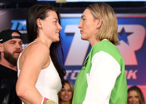 Photos Sandy Ryan Vs Mikaela Mayer Press Conference Fightmag