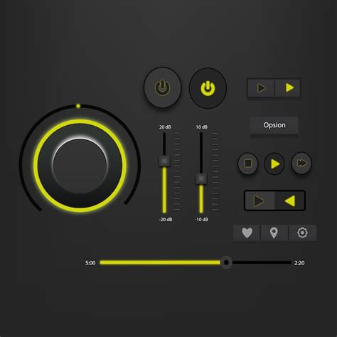 Premium Vector Abstract Music Elements Design