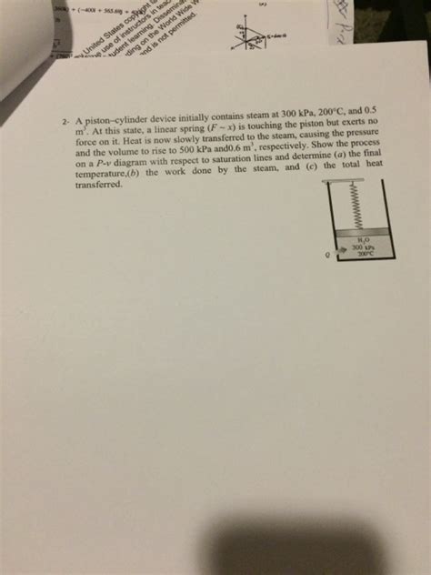 Solved Thermodynamics You May Need The Conversion Chart To