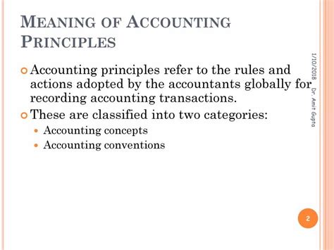 Accounting Concepts Principles PowerPoint Slides LearnPick India