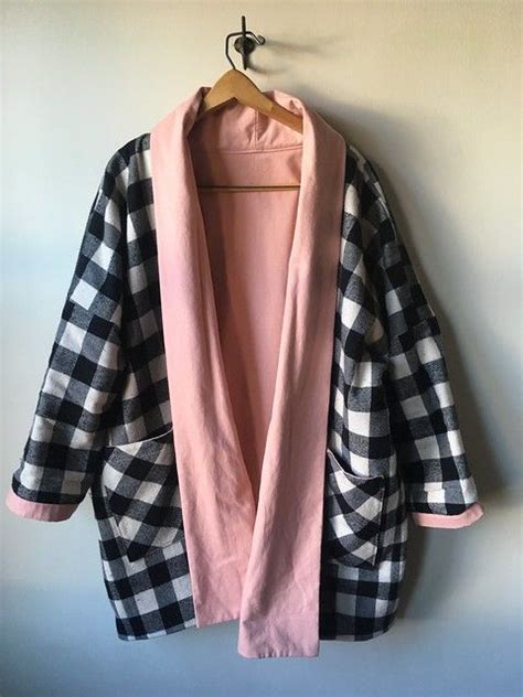 Queue Jumper Wiksten Kimono In Denim And Flannel