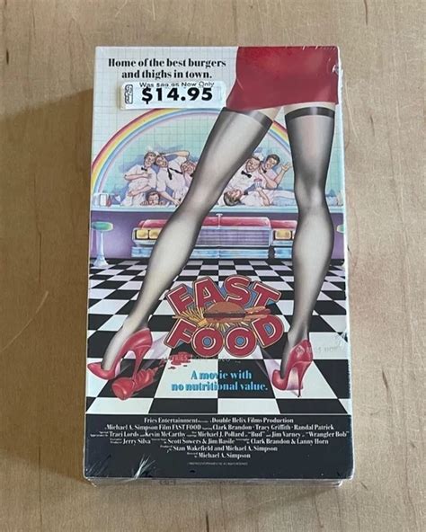 Edy Love Drug Traci Lords Jim Varney Fast Food 1989 Sealed Vhs Fries £46 69 Picclick Uk