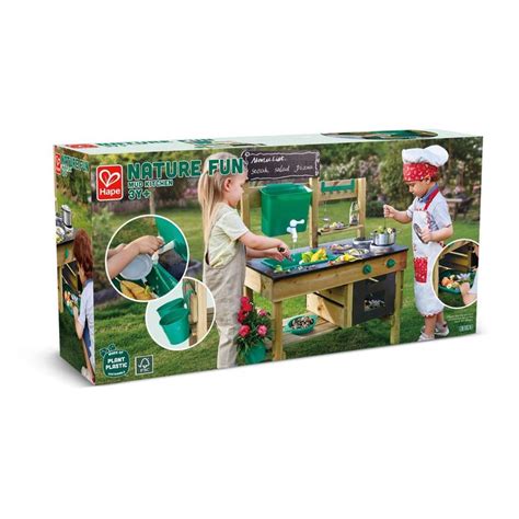Hape Outdoor Kitchen Multicolored 10 Pc Mfr E3193 In 2025 Outdoor