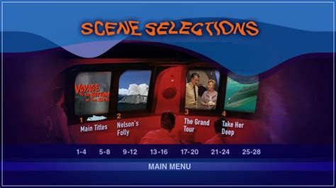 Voyage To The Bottom Of The Sea 1961 Dvd Menus