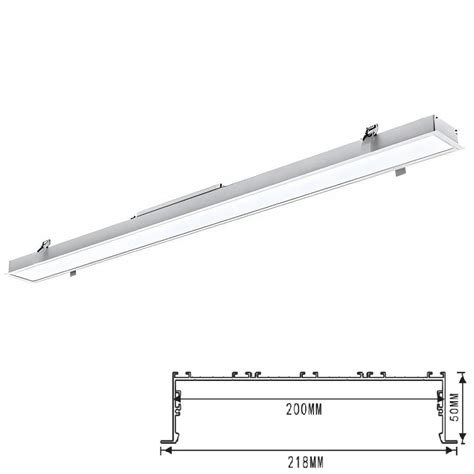 Led Recessed Linear Light Rll21850 Fixture Width Benefits Ledtek