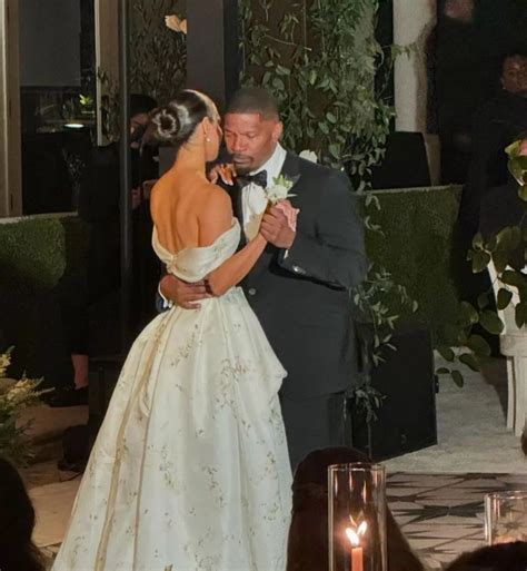 Jamie Foxx Overcome With Emotion As He Walks Daughter Down The Aisle A