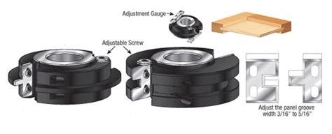 Insert Carbide Adjustable Tongue And Groove Shaper Cutters Woodline Usa
