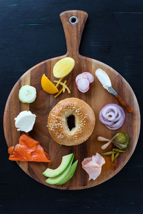 Simple Entertaining Build A Bagel Bar Bagel Bar Bagel Best Bagels