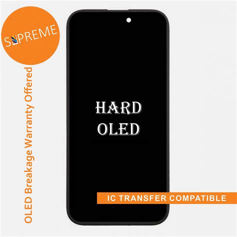 Hard Oled Display Lcd Touch Screen Digitizer Frame For Iphone 16 Ic