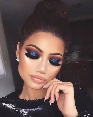 Makeup Looks For Navy Blue Dress Saubhaya Makeup